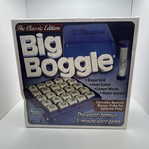 Hasbro | Games | 220 Hasbro Big Boggle The Classic Edition Word Game ...